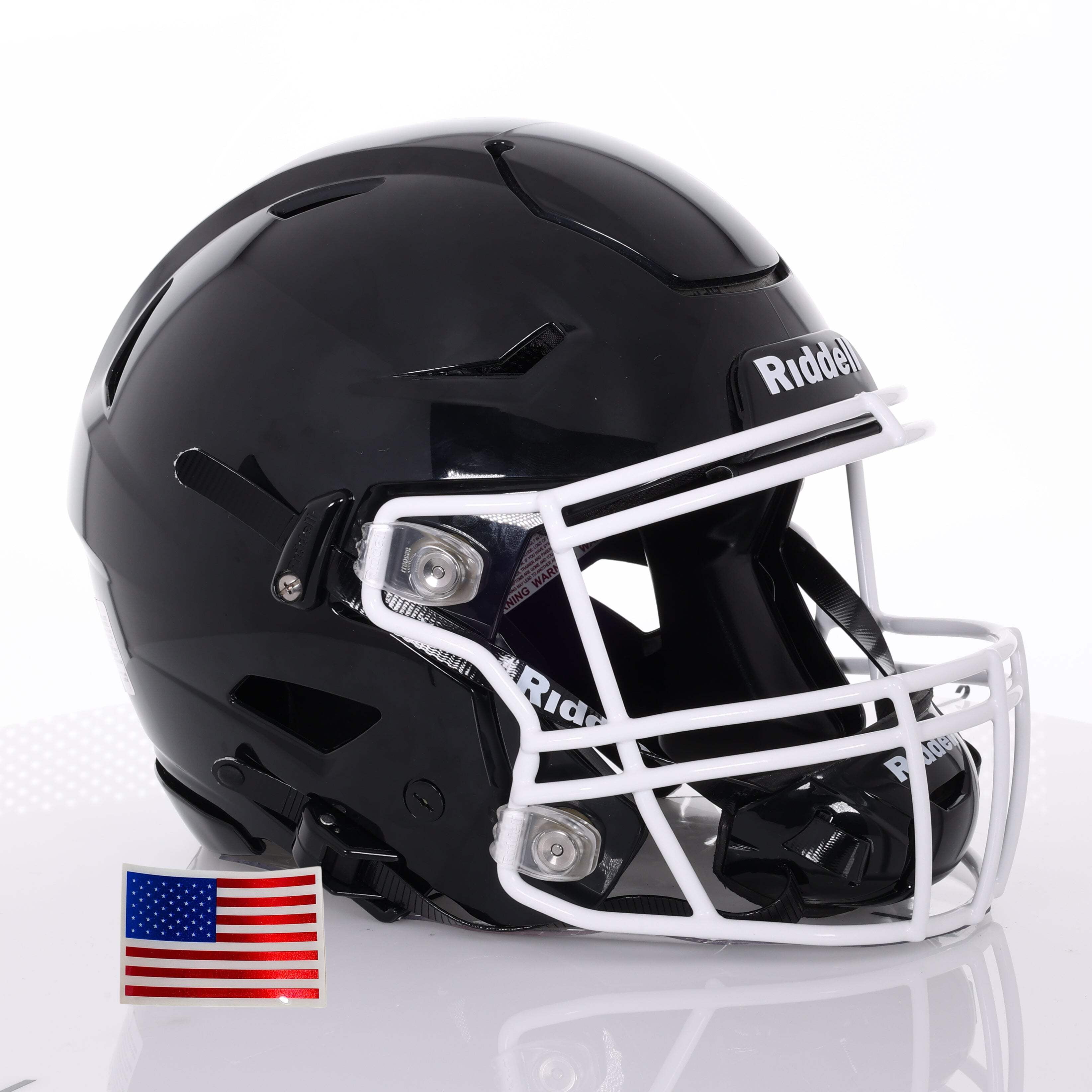 Riddell SpeedFlex ADULT Helmet - White SF-2BD Facemask (Purple Helmet ...