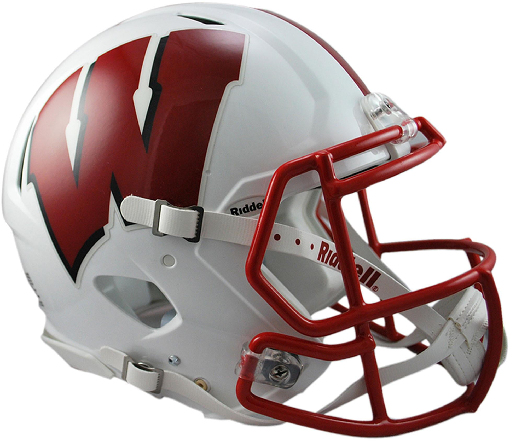 Riddell Wisconsin Badgers Revolution Speed Full-Size Authentic Football ...