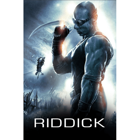 Riddick 2013 Movie Poster 24x36 - Intense Sci-Fi Action with Vin Diesel ...