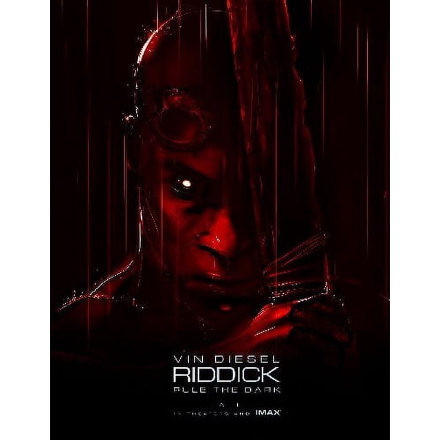 Riddick Movie poster Metal Sign 8inx 12in Metal Art Print 8x12 Multi ...