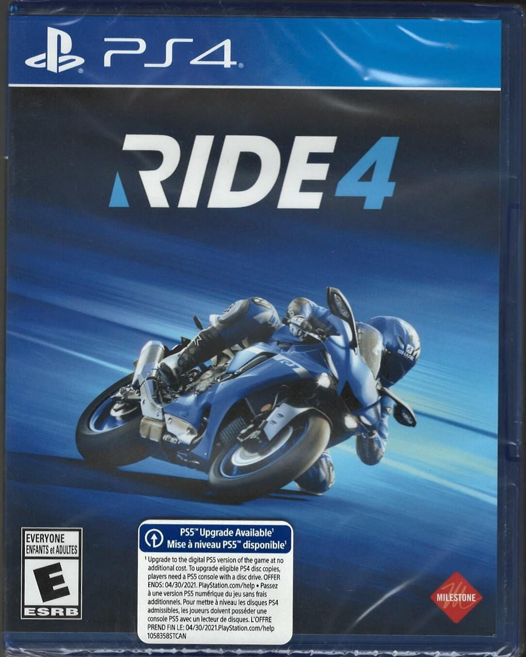Ride 4 PS4 (Brand New Factory Sealed US Version) PlayStation 4 ...