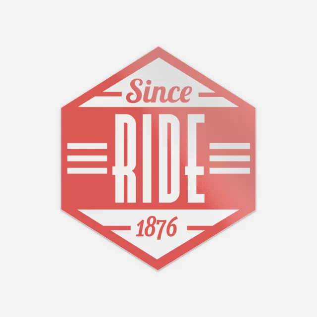 Ride Bicycle Label Sticker Phone Decal Water Bottle Stickers Car Decals ...