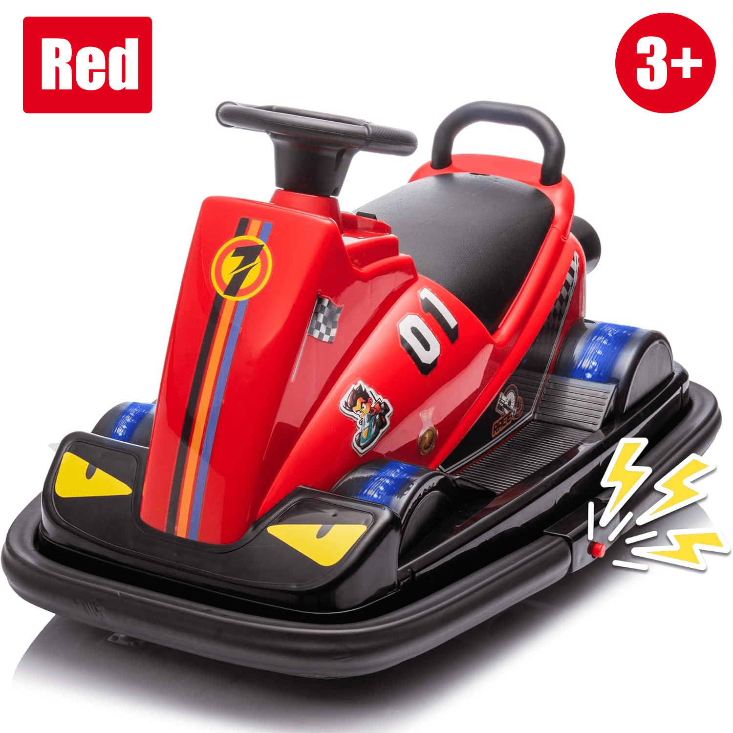 Ride on Bumper Car for Toddlers,2 MPH Max,W/Parent Remote,2 Driving ...