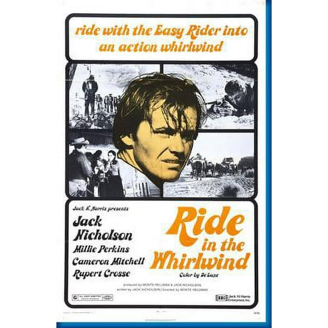 Ride In The Whirlwind Movie Poster 16in x 24in 16x24 Multi-Color Square ...