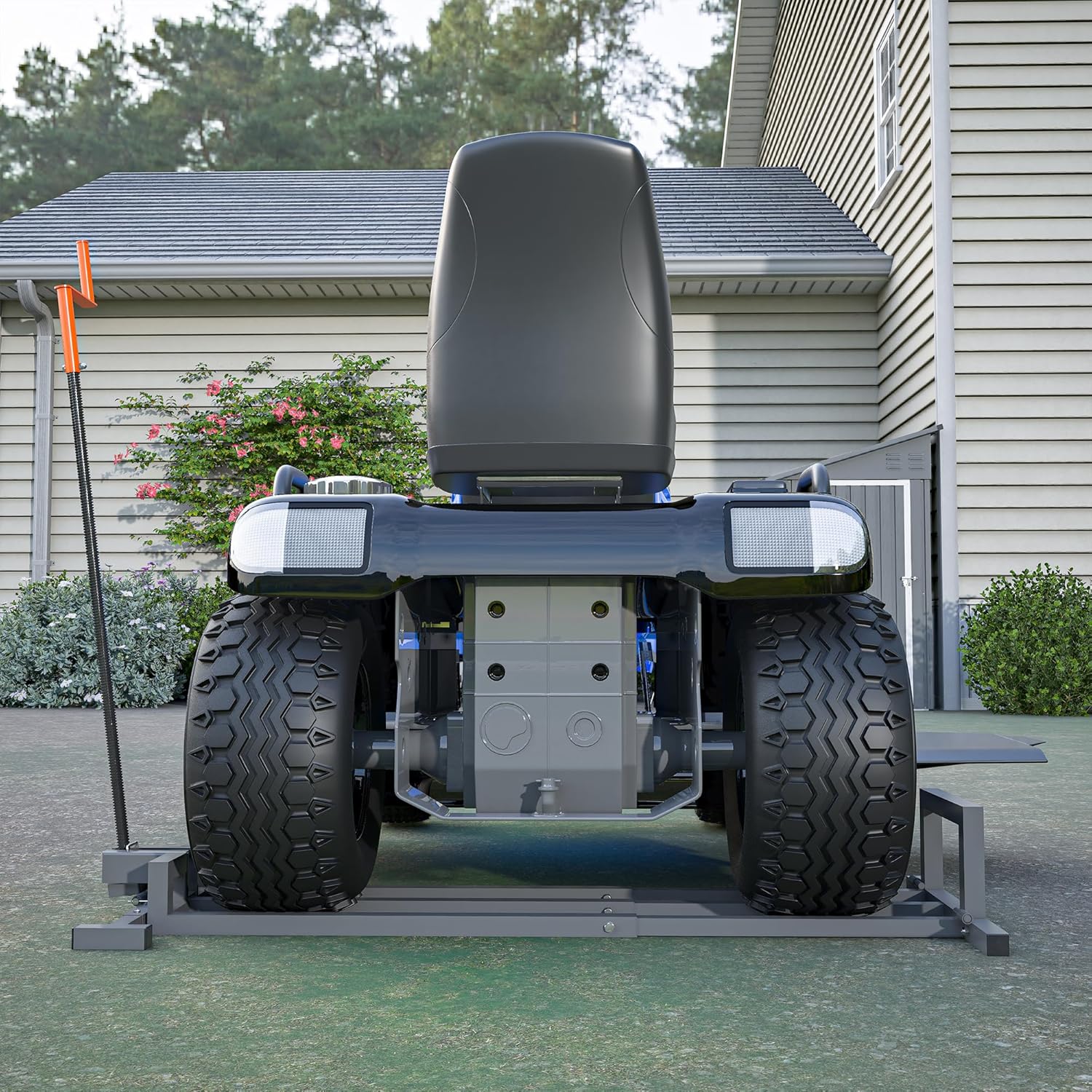 Ride on Lawn Mower Jack Lift - Telescopic Maintenance Jack for Lawn ...