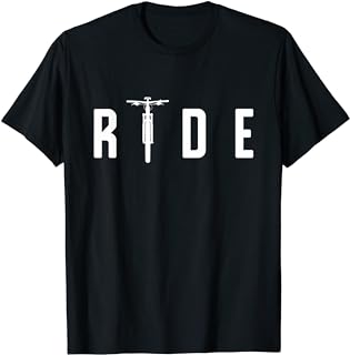 Ride Mountain Bike Graphic - Mountain Bike MTB T-Shirt - Walmart.com