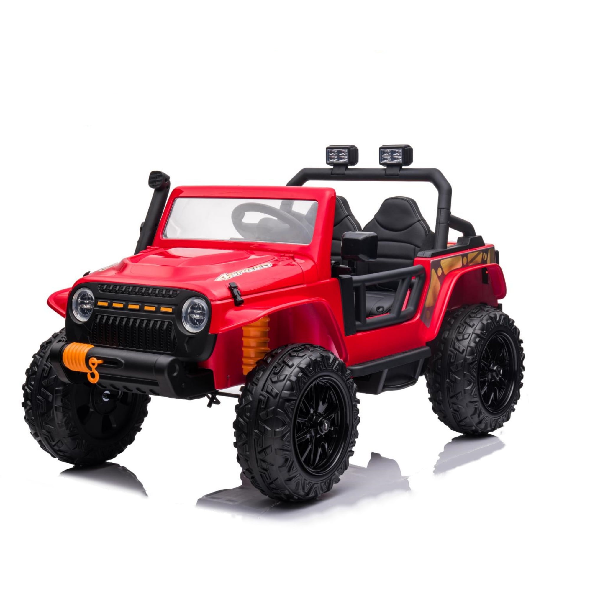 Ride On Jeep Car For Kids 24V Kids Ride On Car With Safety Belt Remote Control Built-in Speaker ...