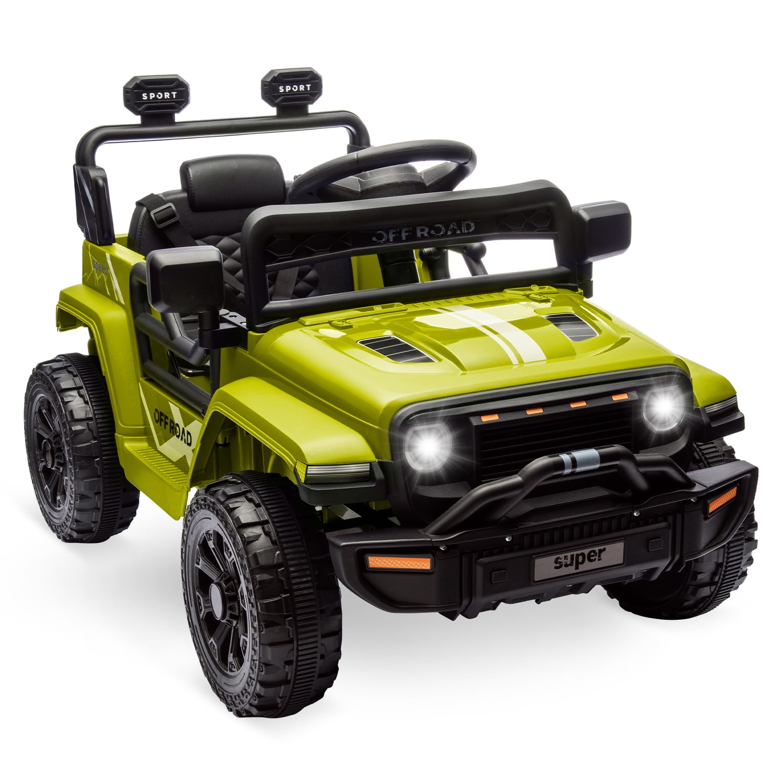 Ride On Truck Car, 12V Ride On Toy w/Parent Remote Control, Steering ...