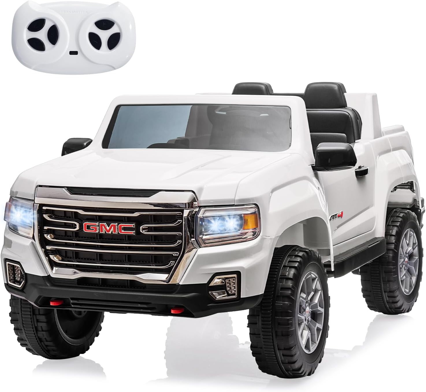Ride On Truck Car, 24V 2-Seater, Licensed GMC Battery Powered Electric ...