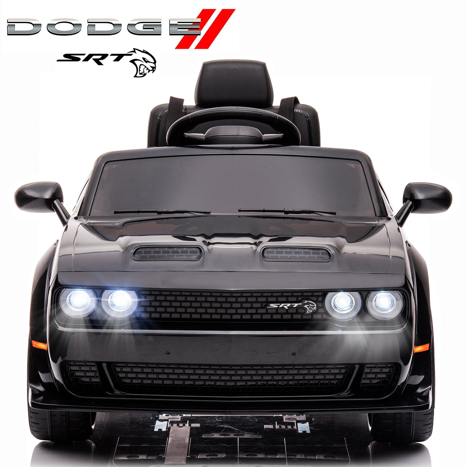 Electric Kids Dodge Challenger Ride On Car, Battery Powered Toy with ...