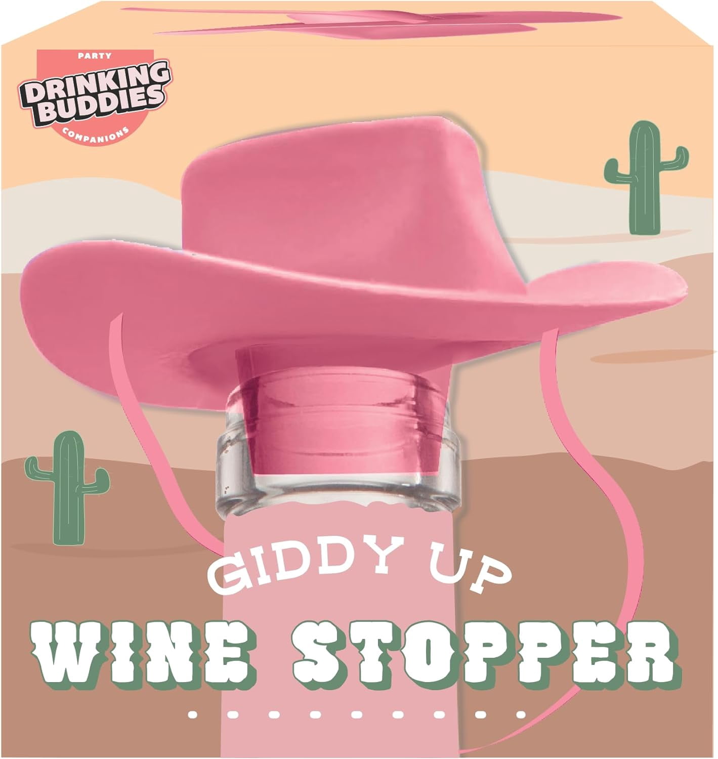 Ride Into the Party with a Pink Cowboy Hat Bottle Stopper! Silicone ...