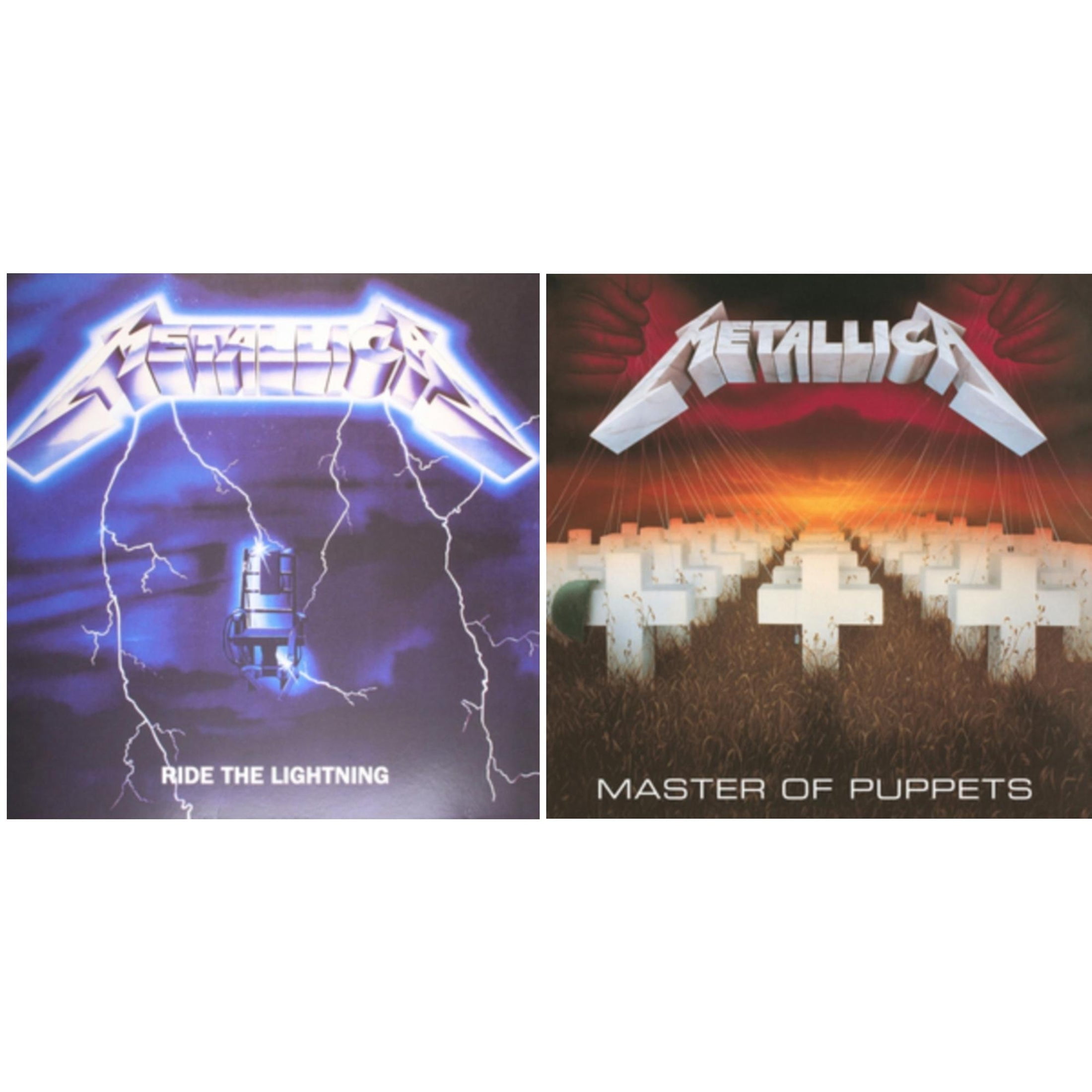 Ride The Lightning (180G) & Master Of Puppets (Remastered) [LP Vinyl Bundle] - Walmart.com