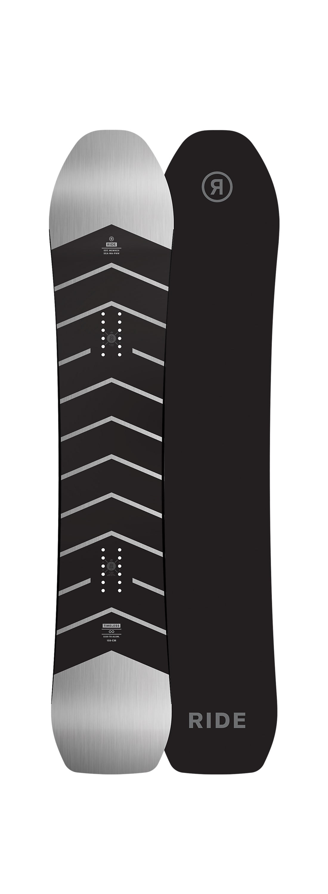 Ride Timeless Snowboard Black 153 - Walmart.com