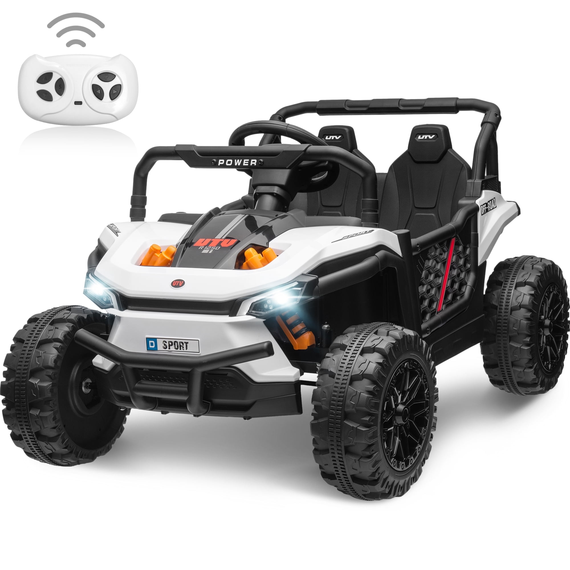 Big Children's 12V Battery Powered Ride on UTV Car, Remote Control ...