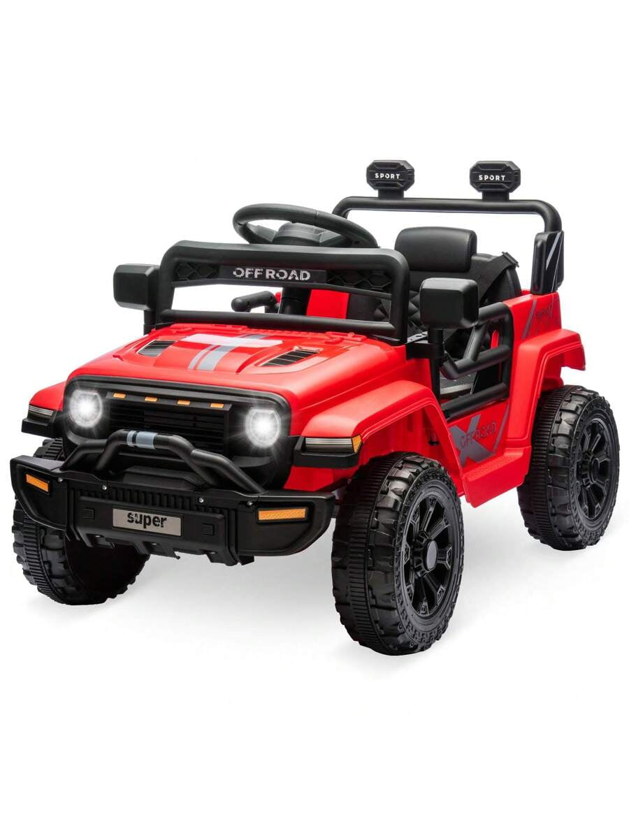 Ride On Truck For Kids, 12V Battery Powered Toy Car With Remote Control ...