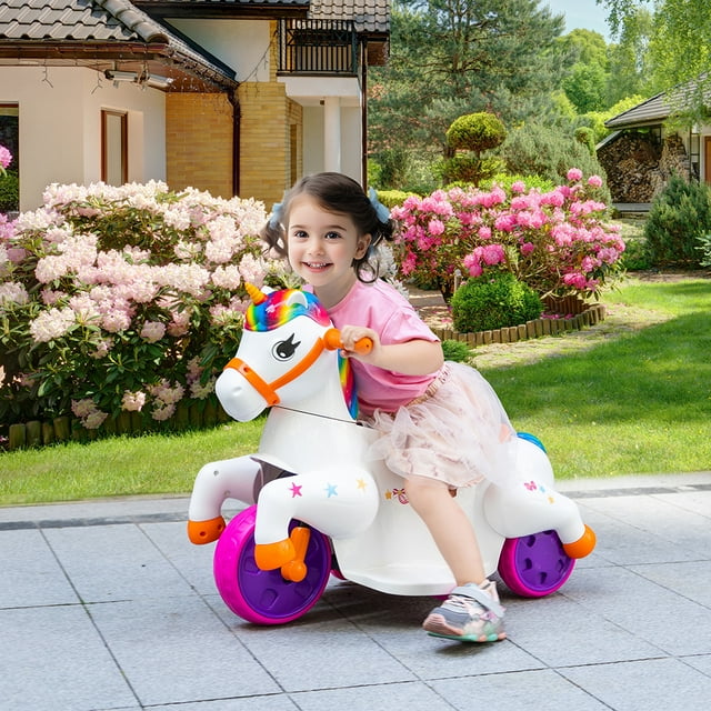 Ride on Unicorn Toy Pony Cycle Rocking Horse Unicorn for 3 to 5 Years ...