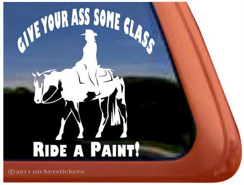 Ride a Paint | High Quality Vinyl American Paint Horse Window Decal ...