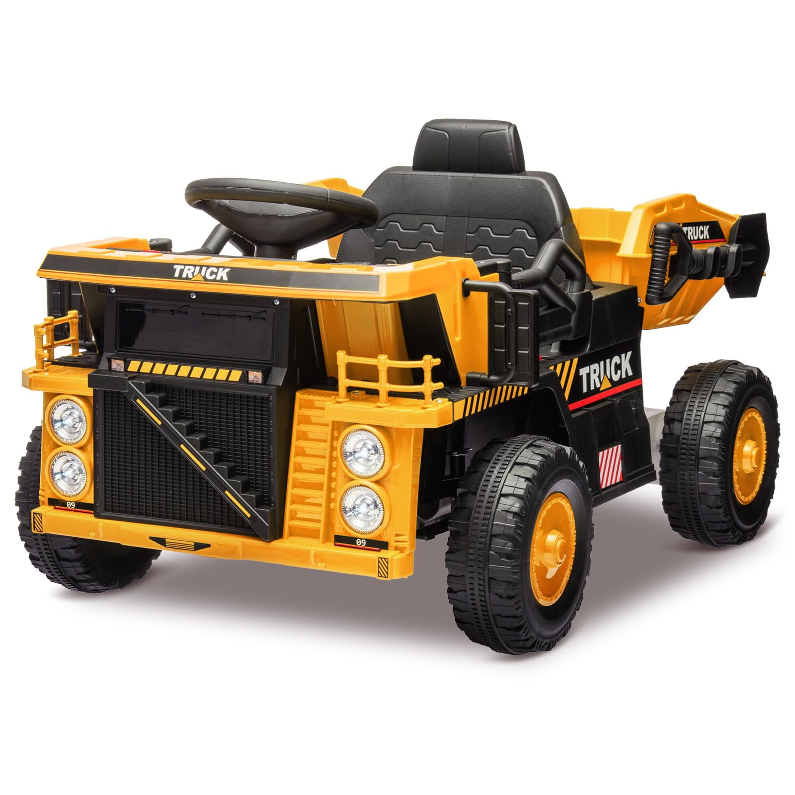 Ride on Dump Truck, 12V Ride on Car with Remote Control, Ride on ...