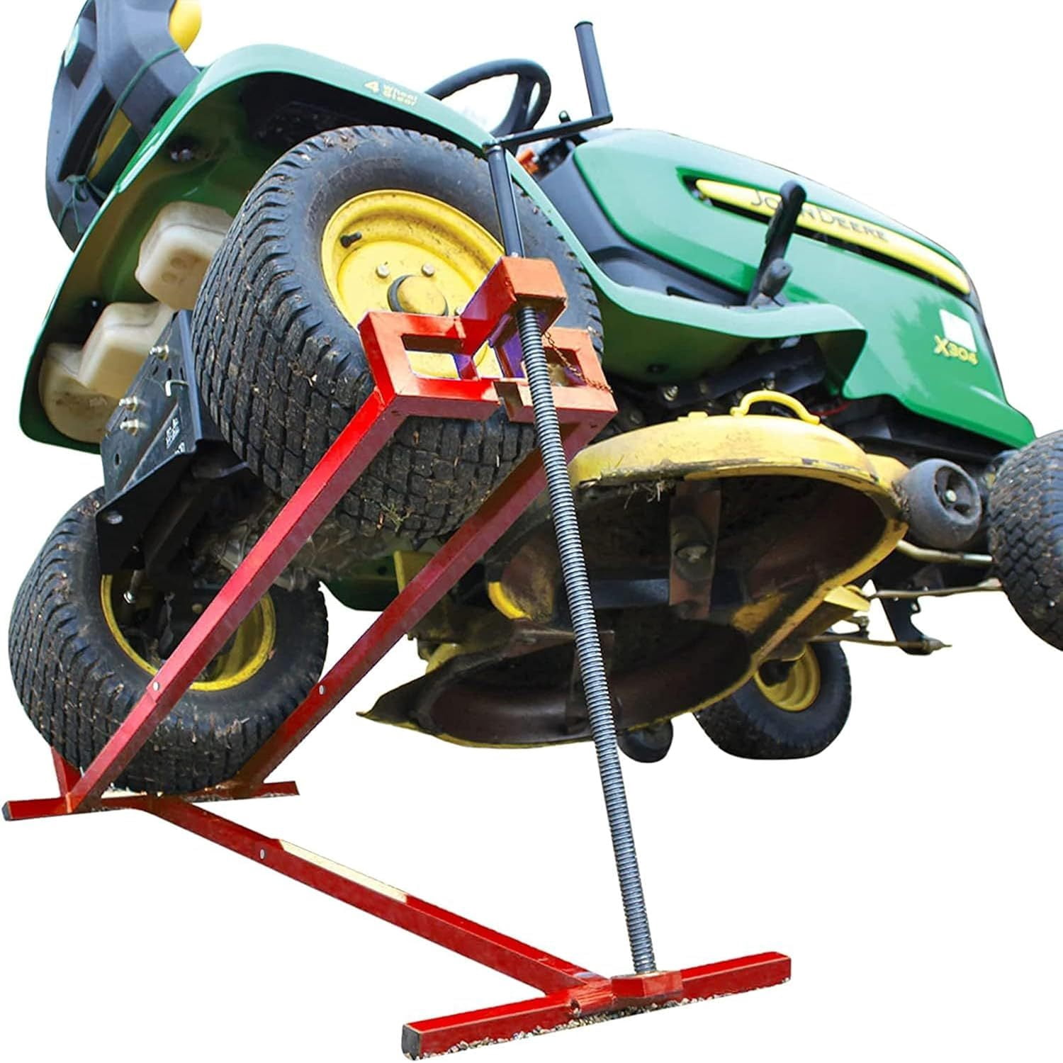 Ride on Lawn Mower Lift Jack, Telescopic Maintenance Jack for Lawn ...