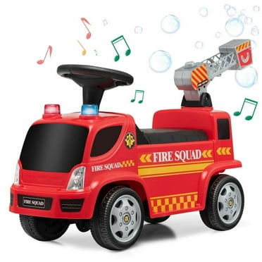 Skyteam Technology Toddler Ride-On Action Fire Engine, Kids Rideable ...