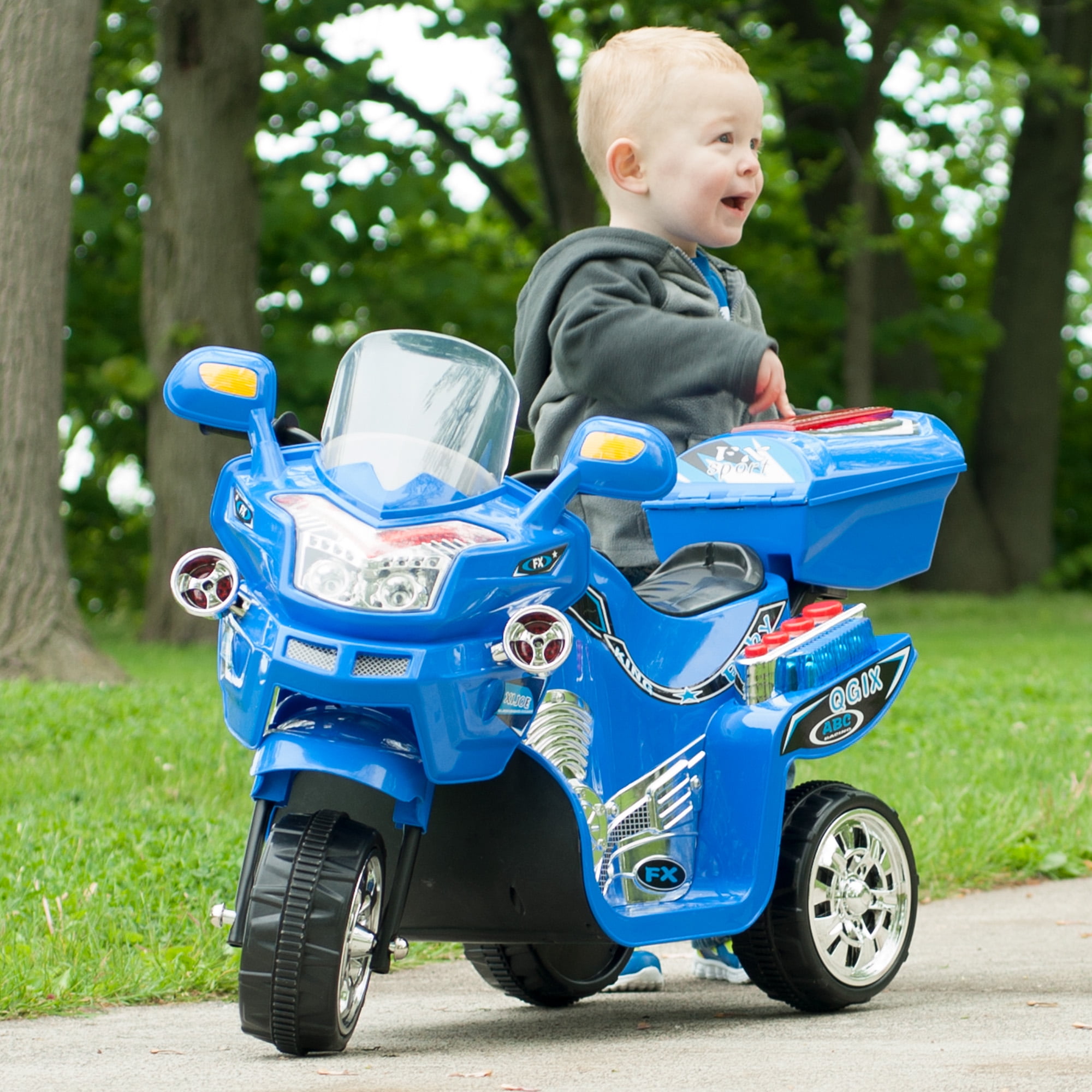 Lil’ Rider 3-Wheel Battery-Powered Electric Motorcycle for Kids 3-6 ...