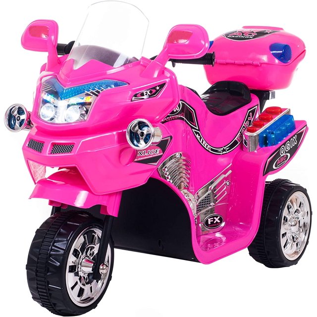 Lil' Rider 3 Wheel Motorcycle Ride on Toy for Kids, Battery Powered, 2 ...