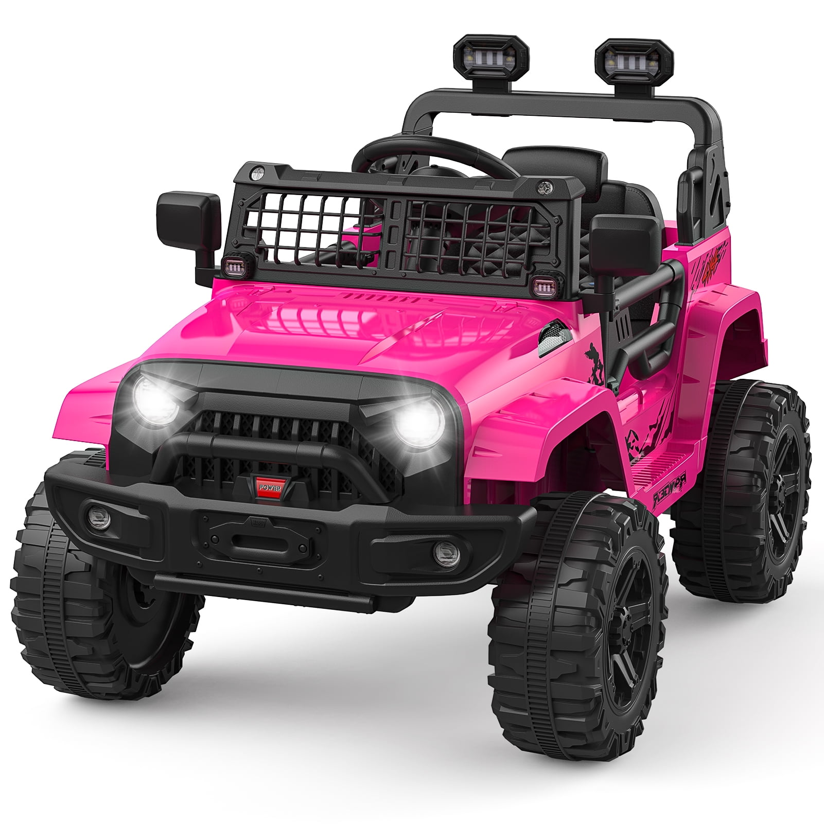 Ride on Truck Car 12V Kids Electric Vehicles with Remote Control Spring ...