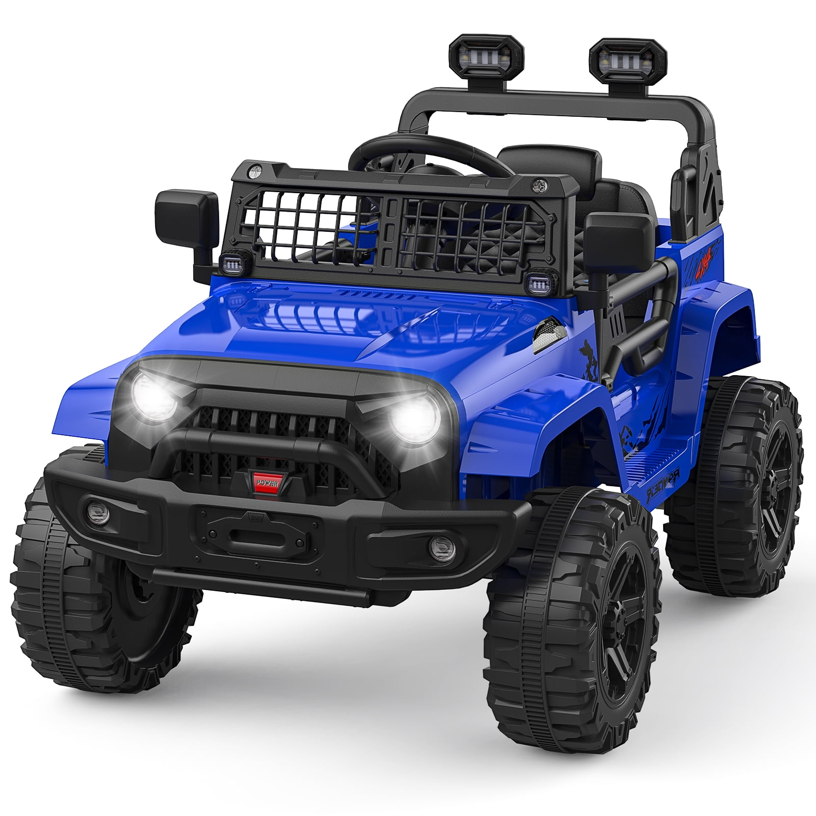 Ride on Truck Car 12V Kids Electric Vehicles with Remote Control Spring ...