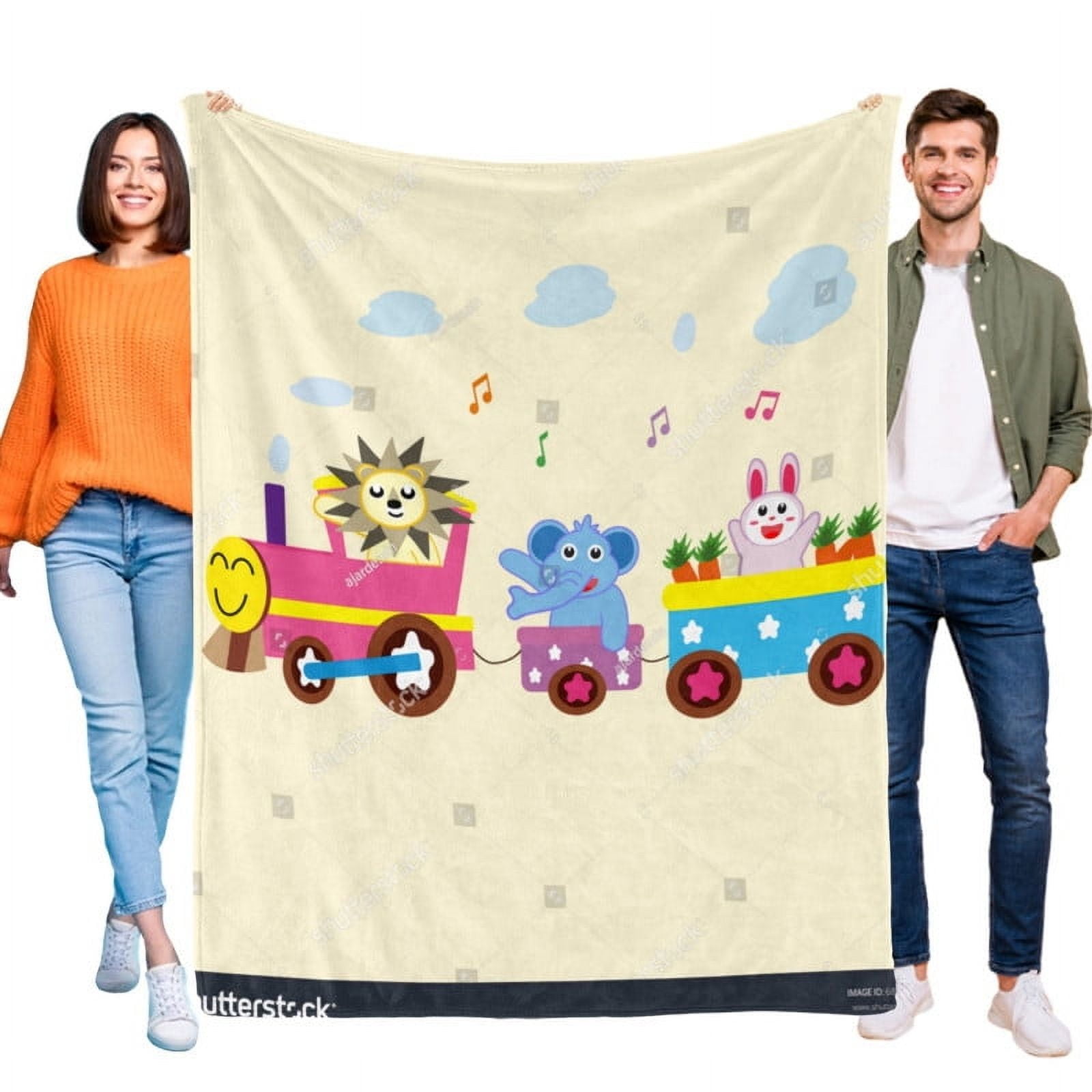 Ride on a Train Throw Blanket Gifts for Fans Girls And Boys Women And ...