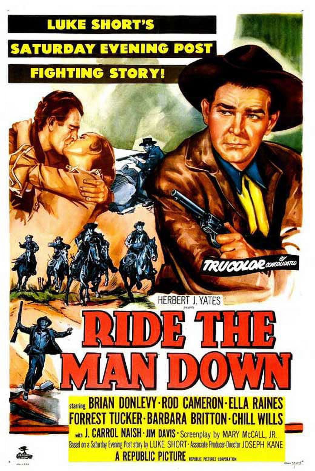Ride the Man Down POSTER (27x40) (1952) - Walmart.com