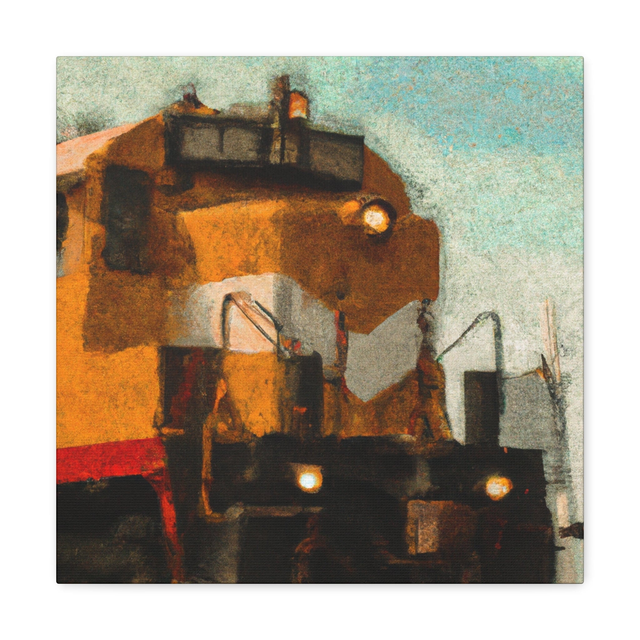 Ride the Railroad Tracks - Canvas - Walmart.com