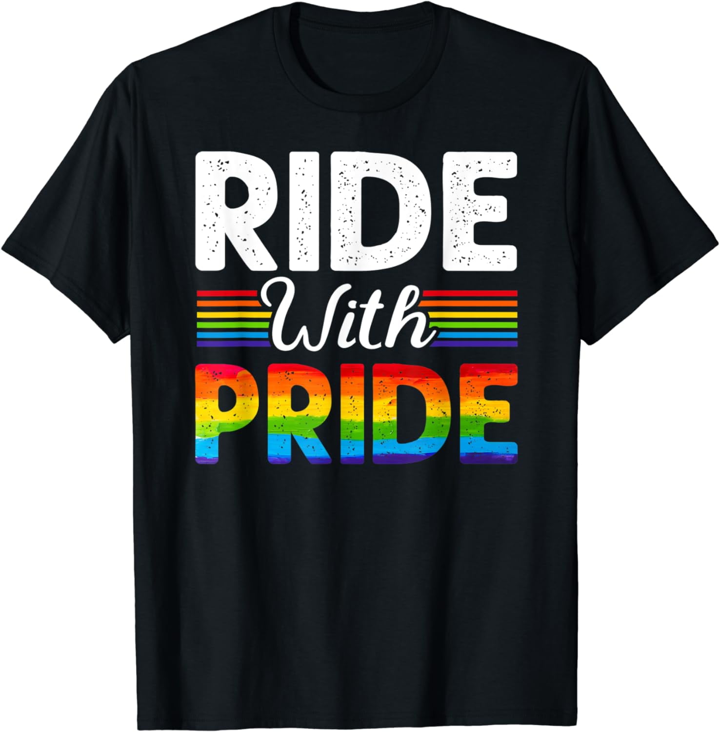 Ride with Pride Perfect Pride Parade T-shirt - Walmart.com
