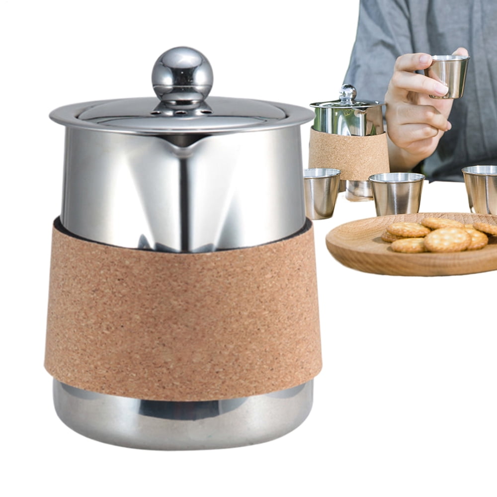 Ridecle Camping Tea Set Tea Strainer Teacup Travel Set Stainless Steel ...