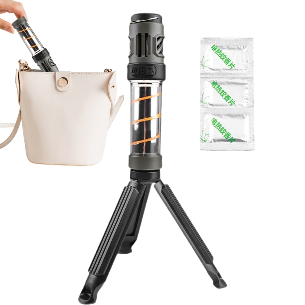 Ridecle Electric Camping Lantern Portable Standing Lantern Fly Repeller 5 Brightness Adjustable ...