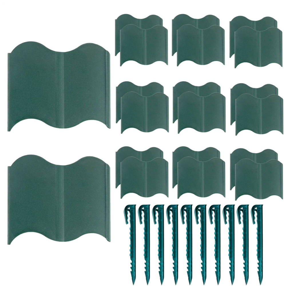 Ridecle Landscape Edging Border Flexible Yard Edging Borders 20 Pieces ...