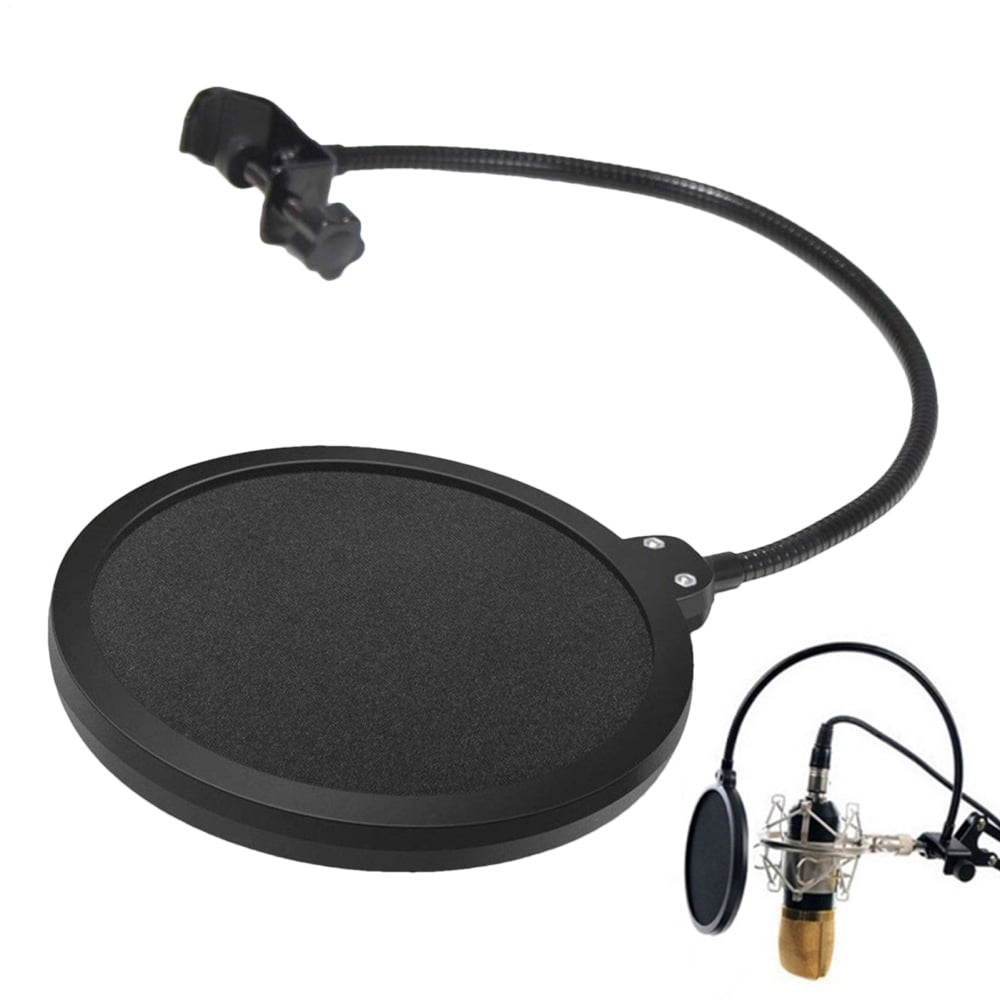 Ridecle Mic Pop Filter Recording Microphone Wind Shield Professional ...