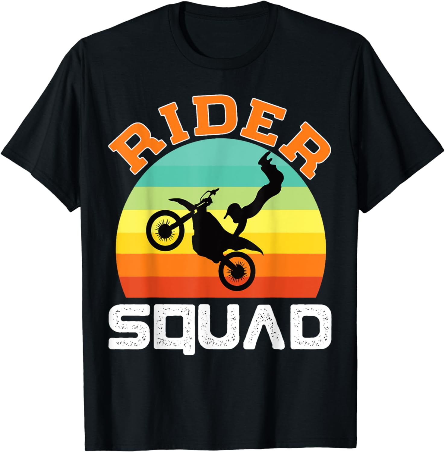 Rider Squad Funny Matching Family Boys Girls Kids 2024 T-Shirt ...