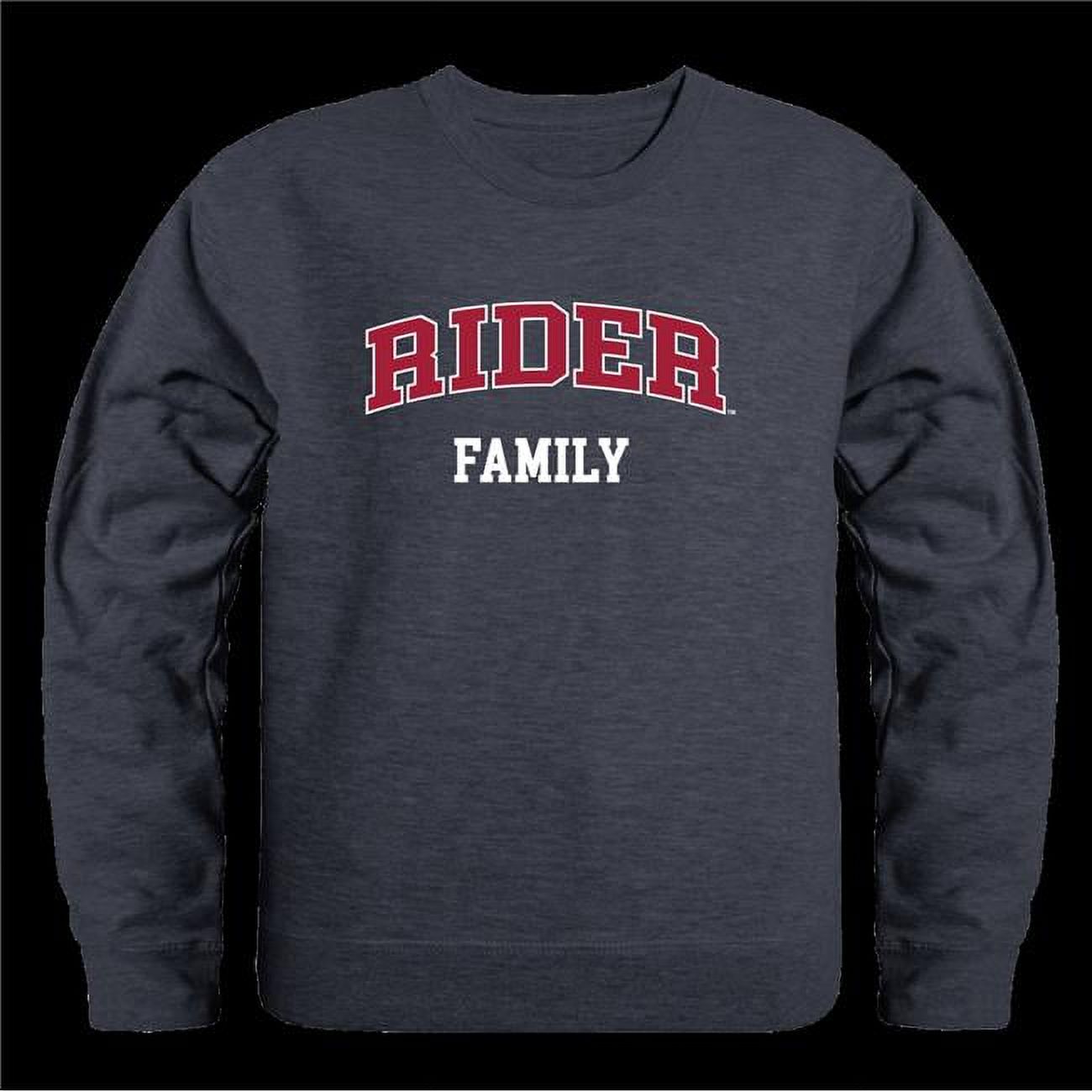 Rider University Broncos Family Crewneck Sweatshirt, Heather Charcoal ...