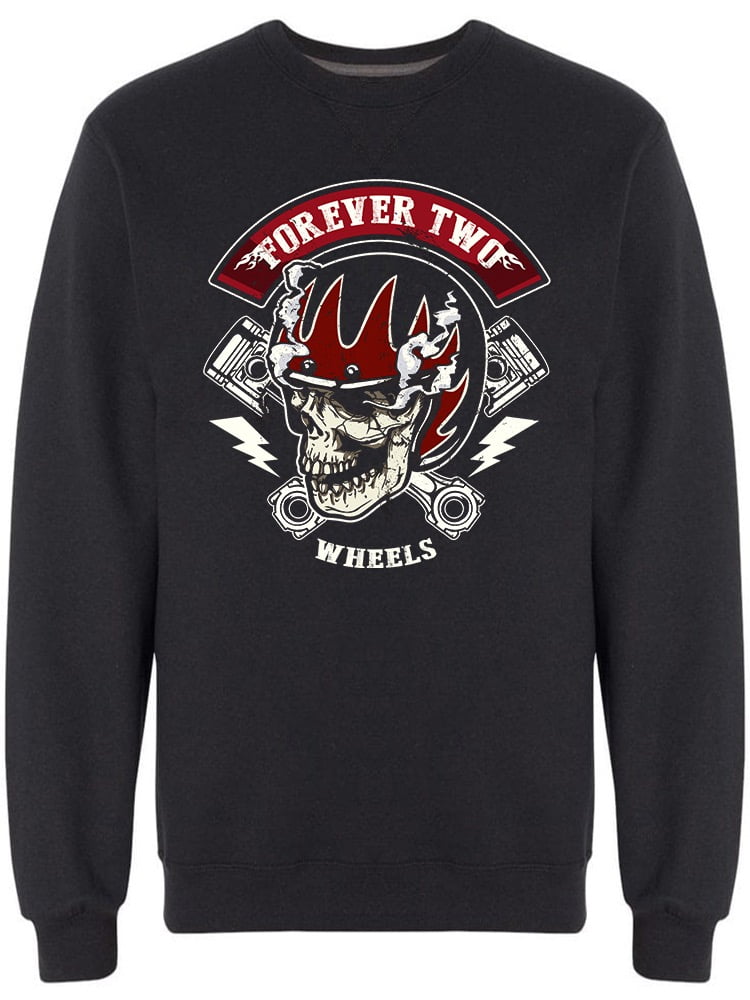 Riders Design Forever Two Wheels Sweatshirt Men -Image by Shutterstock ...
