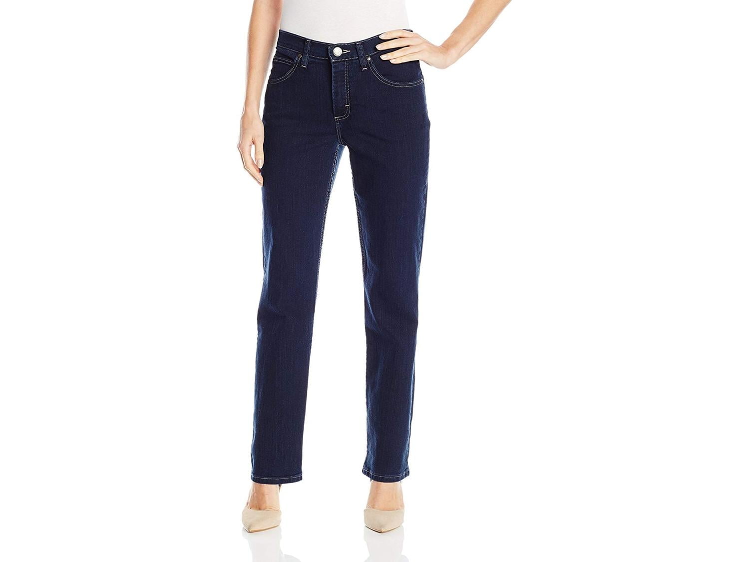 Riders by Lee Indigo Women's Classic-Fit Straight-Leg Jean,, Dark, Size ...