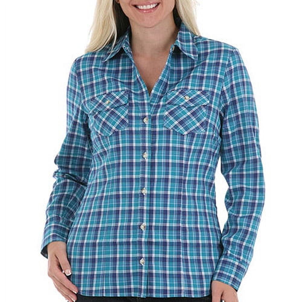 Riders by Lee Women's Constance Long Sleeve Shirt - Walmart.com