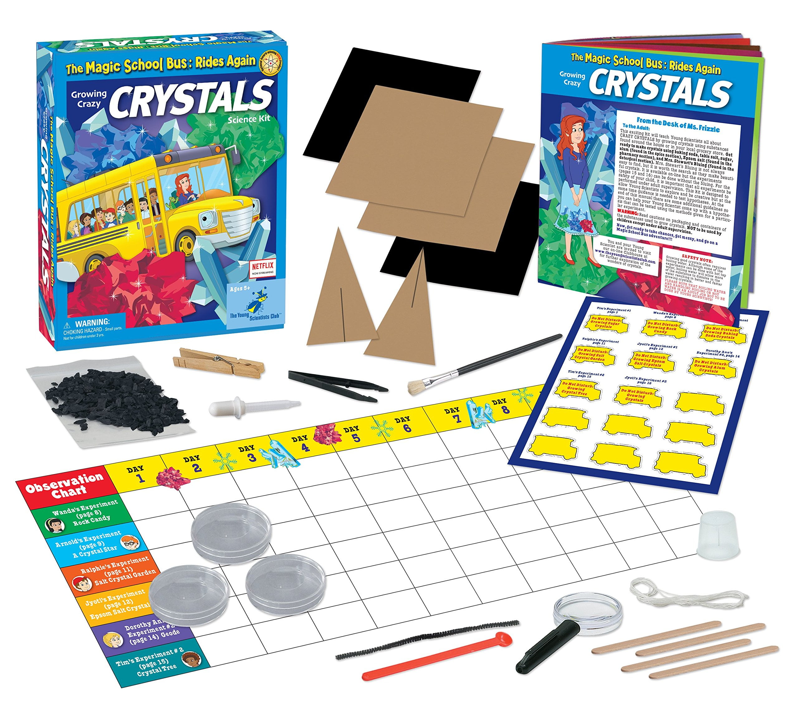 Rides Again: Growing Crazy Crystals By Horizon Group Usa, Homeschool Stem Kit, Includes ...