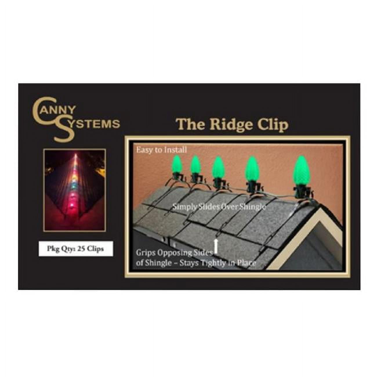 Ridge Clip Canny System Light Hanging Clips & Staples Plastic - Case of ...