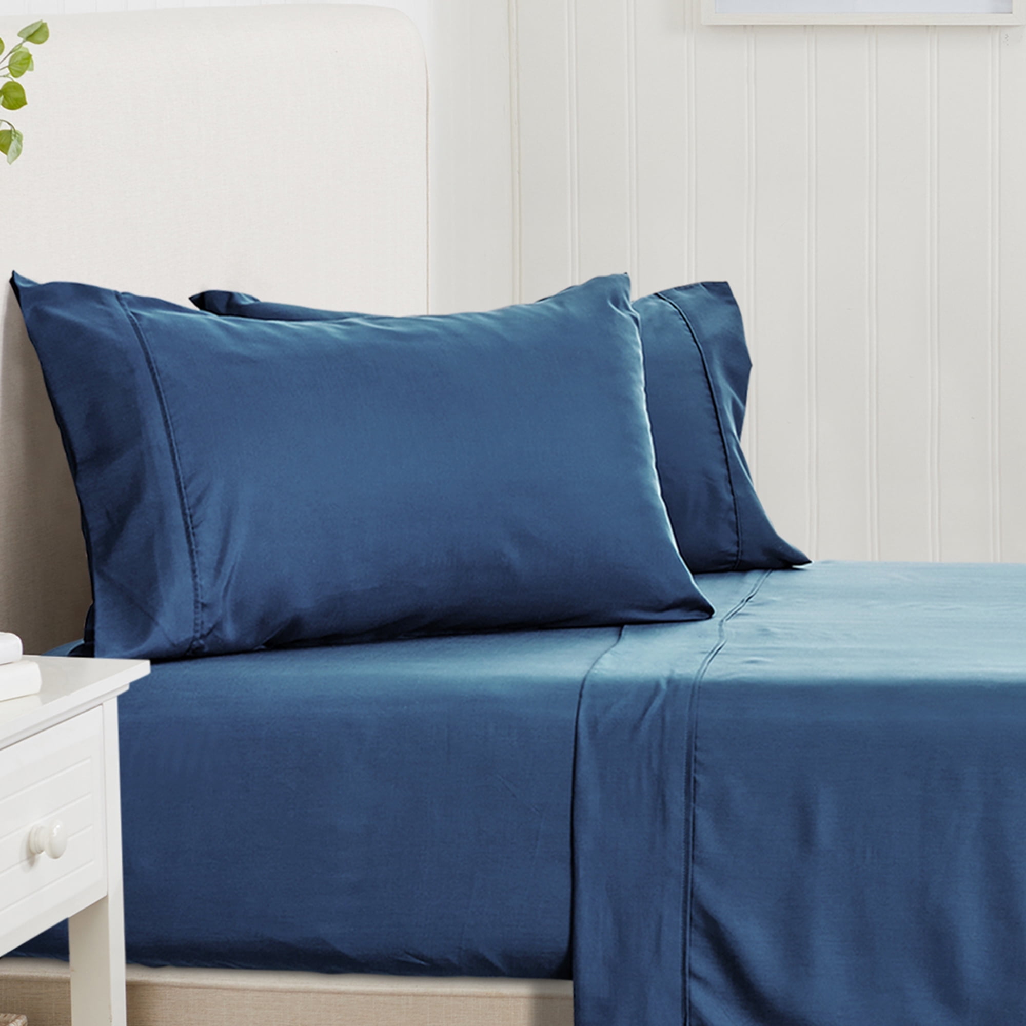 Ridge & Cove Rayon Derived from Bamboo Cooling Sheet Set, Queen, 4 ...