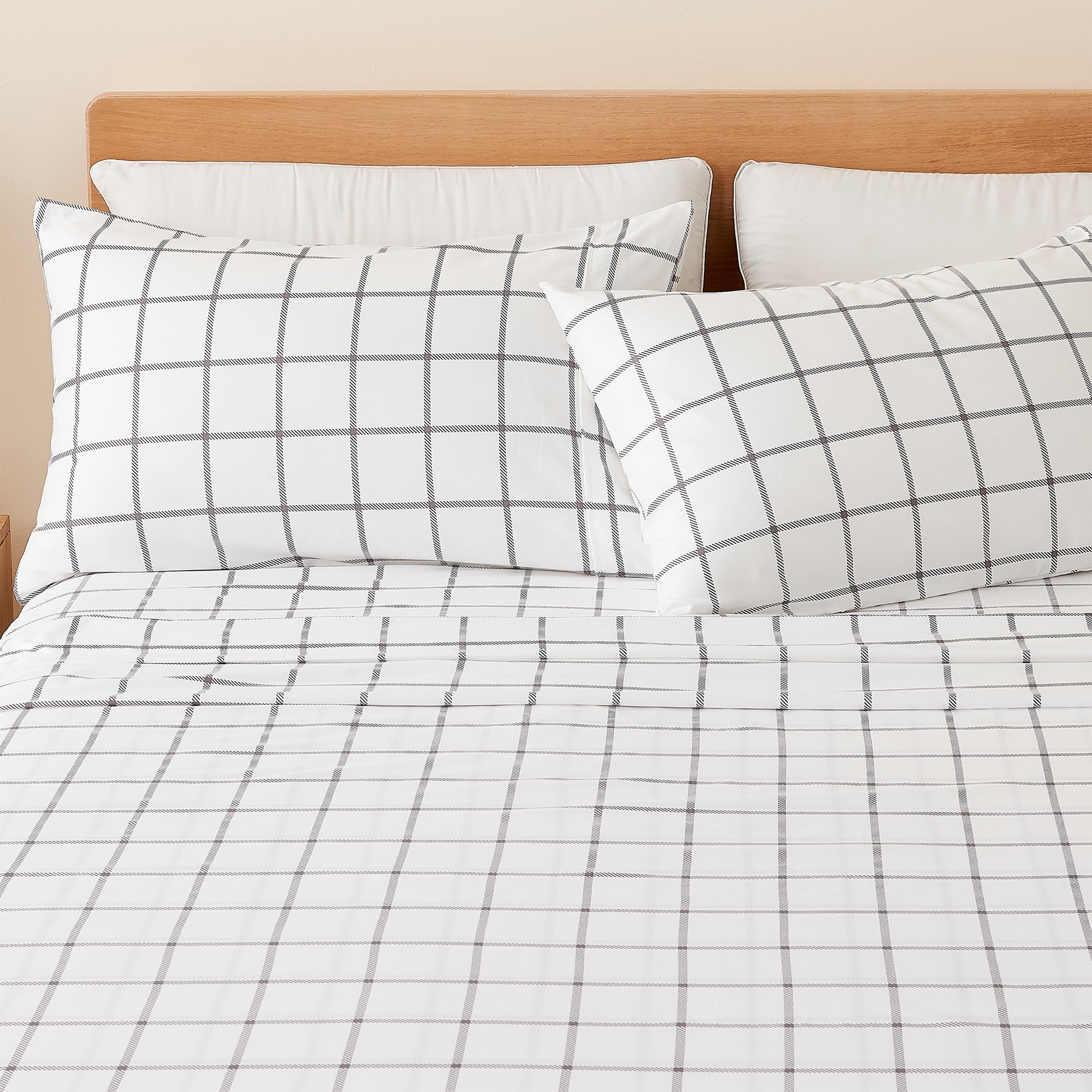 Ridge & Cove Ultra-Soft Printed Microfiber Sheet Set, Queen, 4 Pieces ...