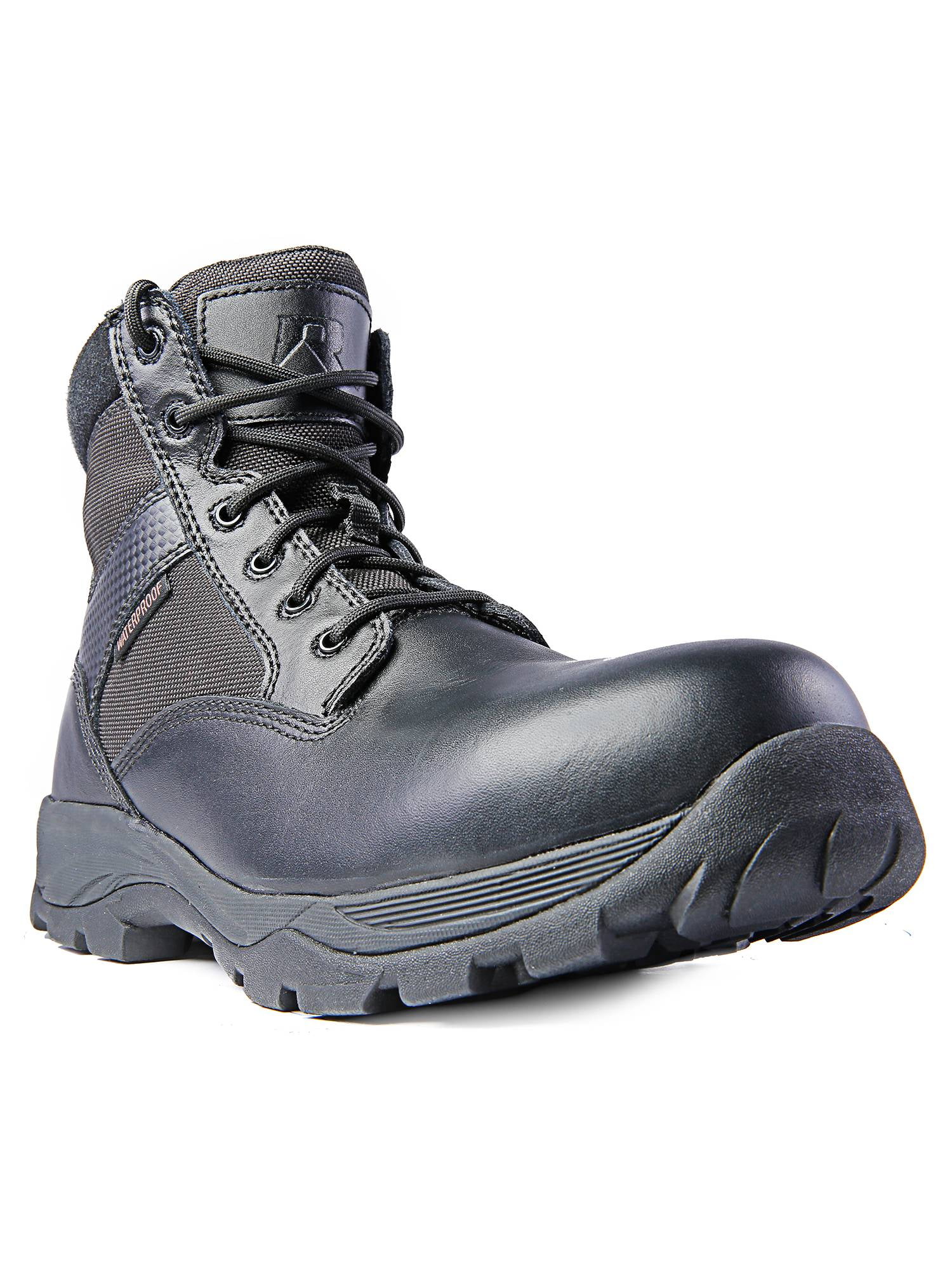 Ridge Men 6" Waterproof Leather Non-Slip Tactical Military Work Black ...