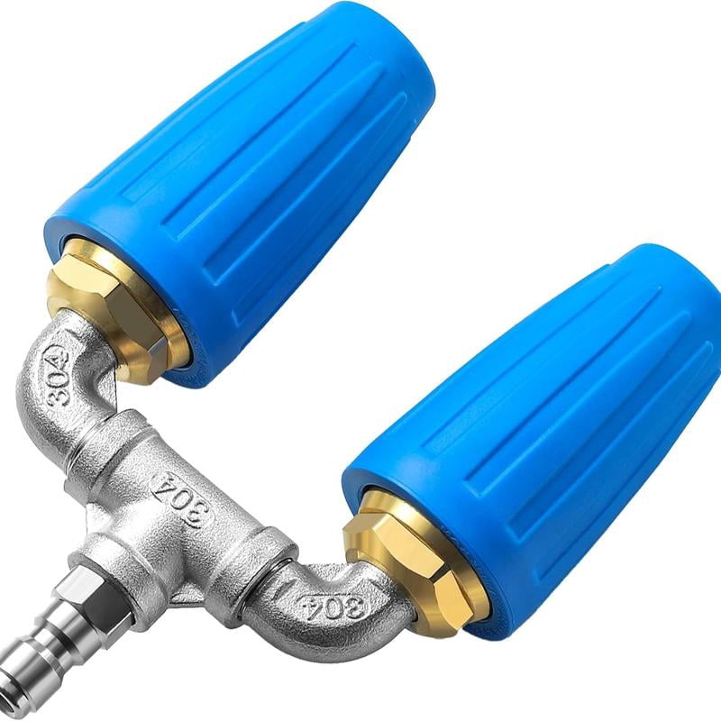 Ridge Washer Dual Turbo Nozzle Pressure Washer 1/4 Quick-Connect with ...