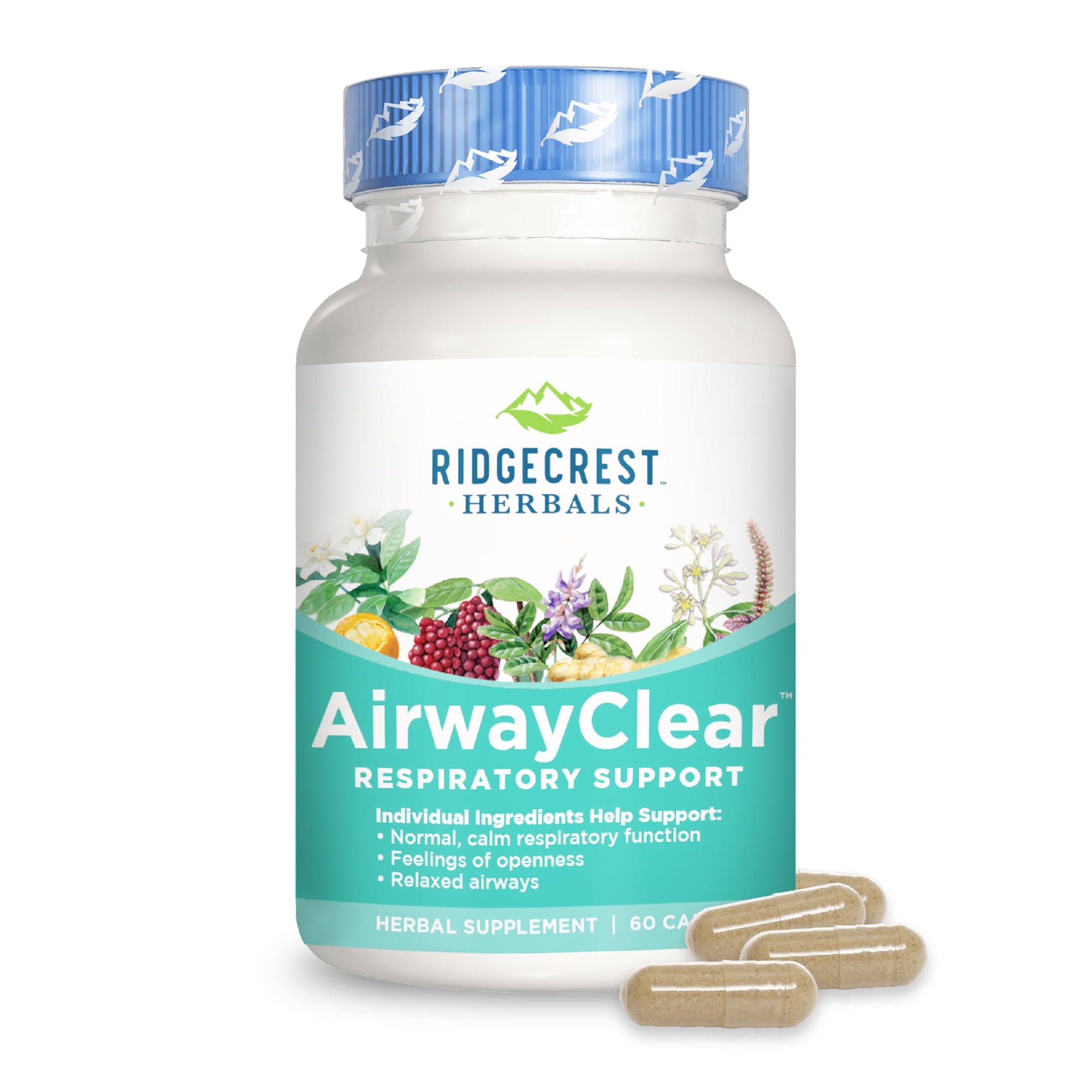 RidgeCrest Herbals AirwayClear, Lung Health and Breathing Support ...