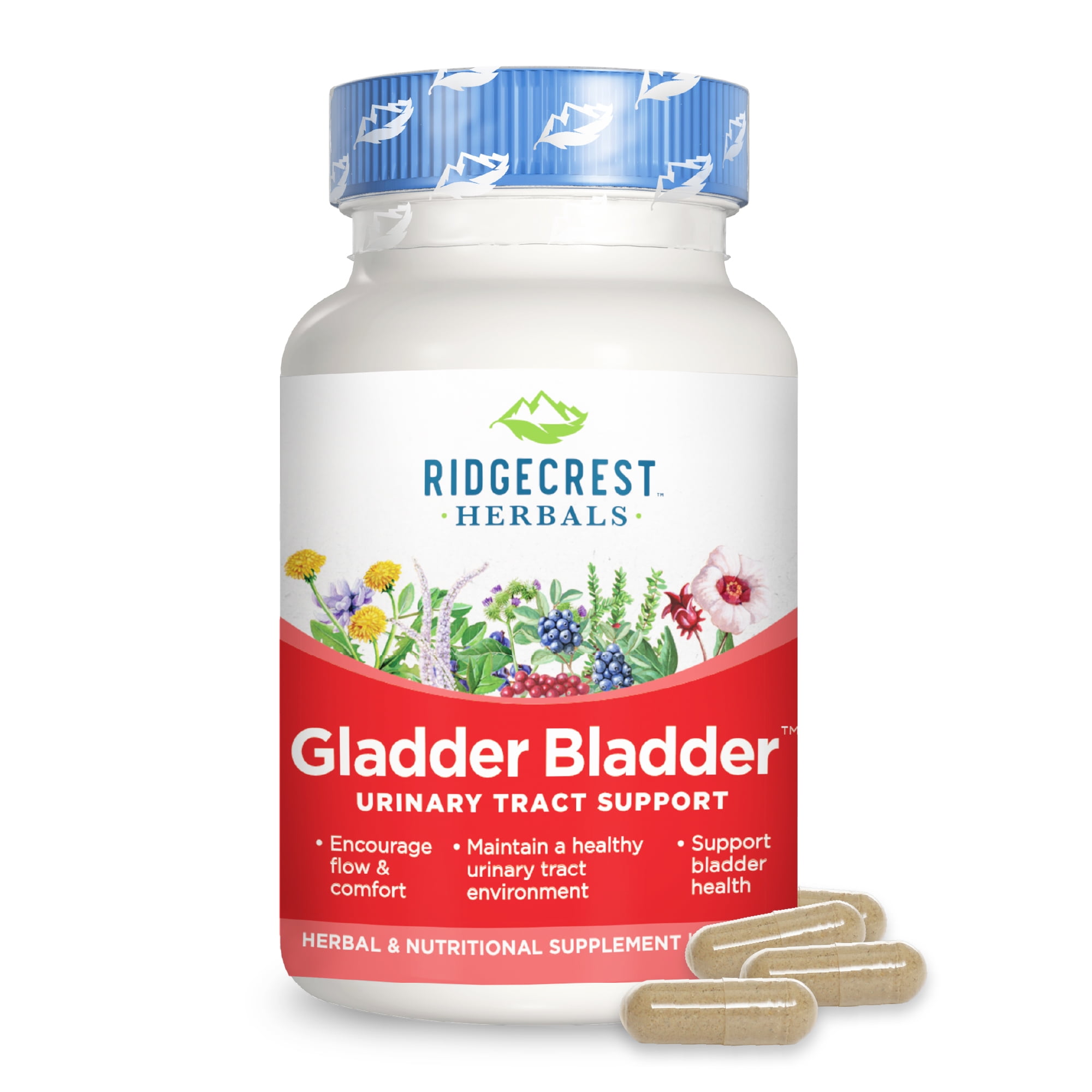 RidgeCrest Herbals Gladder Bladder, Urinary Tract Health Supplement ...