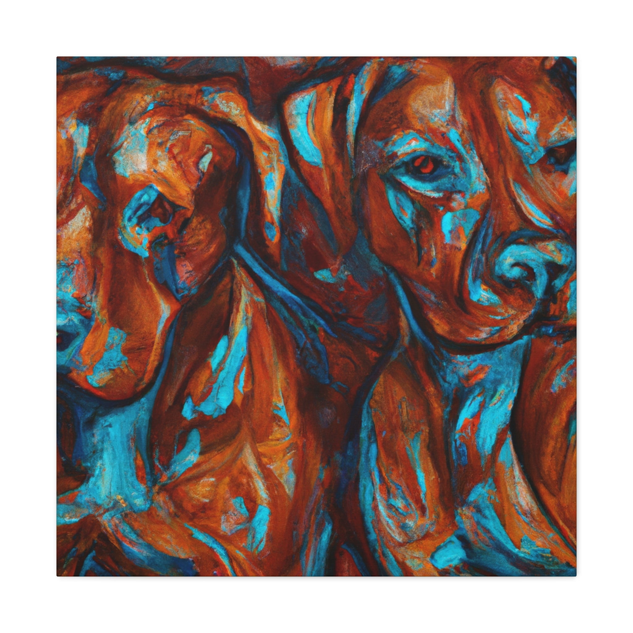 Ridgeback in Post-Impressionism - Canvas - Walmart.com